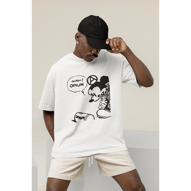 Good Gosh Opium Mickey Mouse T-shirt Playboi Carti Destroy Lonely Ken ...