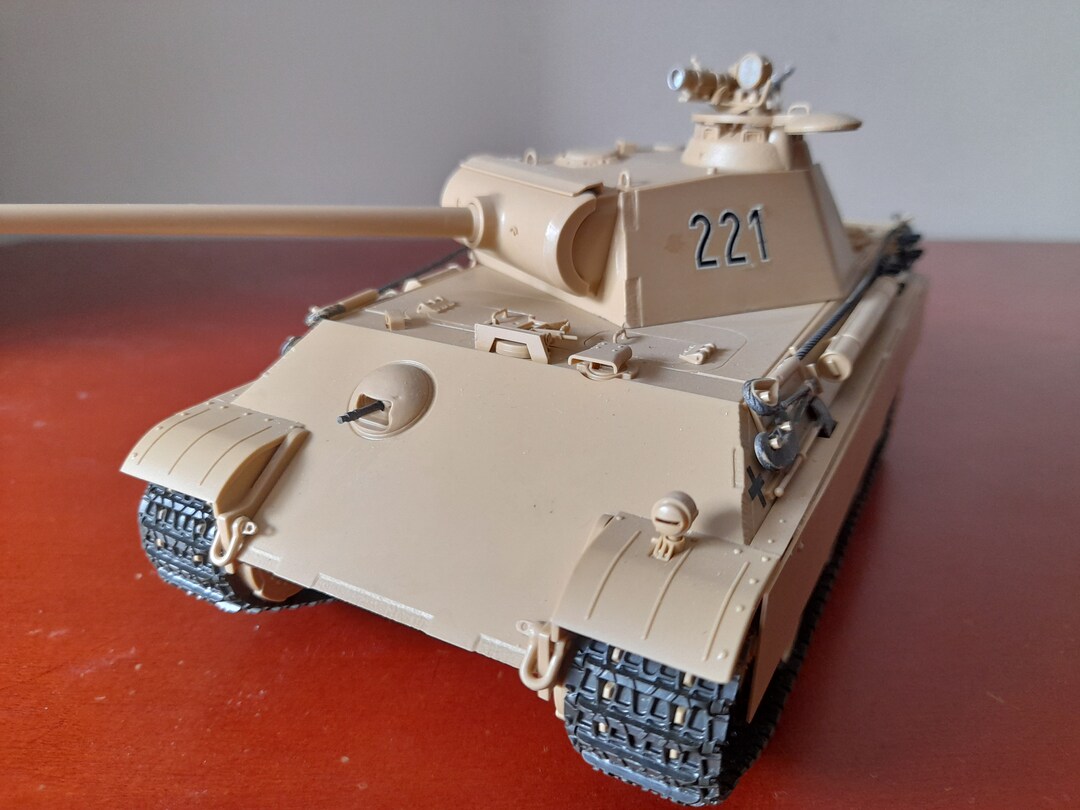 1/35 WWII German Tank Panther F Model Handmade Scale Miniature ...