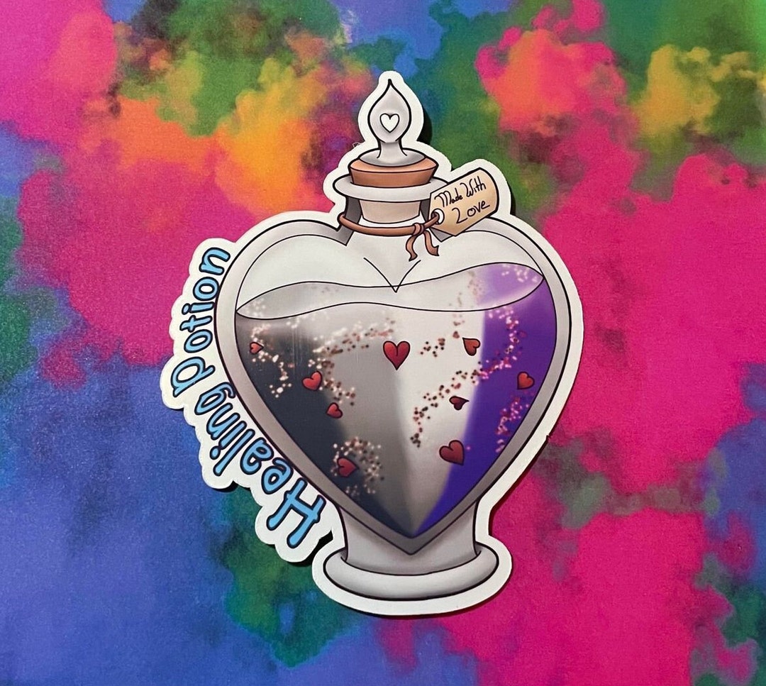 Healing Potion asexual Pride - Etsy