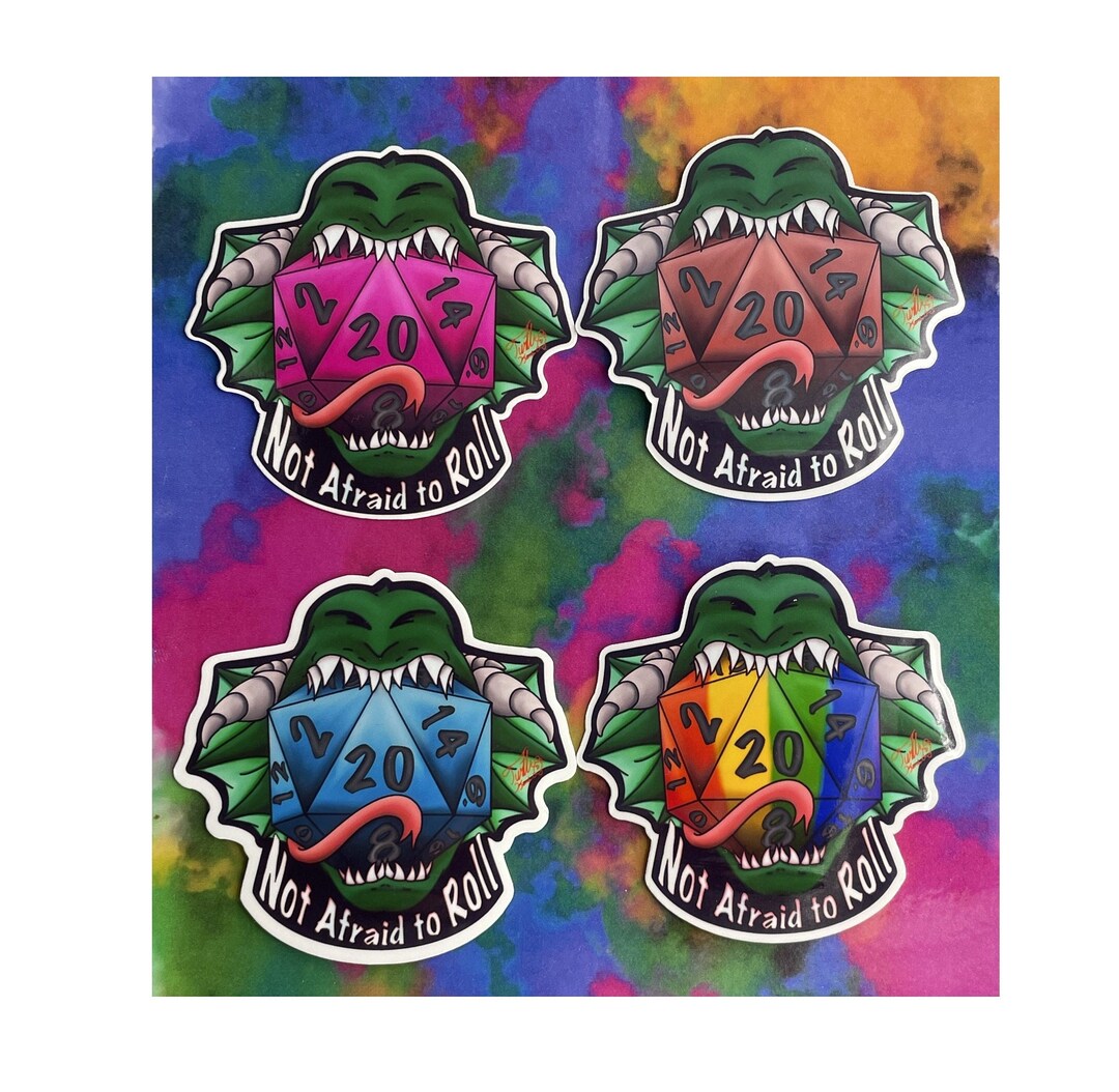 Dragon ''not Afraid to Roll" (pick 1 of the 4 Styles. Pink, Red, Blue ...