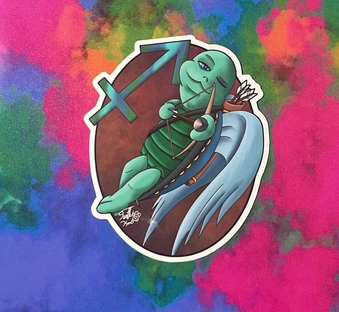 Zodiac Turtle Sagittarius Sign - Etsy