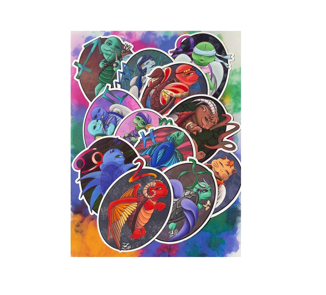 Zodiac Fairy Turtles pick One of the 12 Signs. Aries,taurus,gemini ...