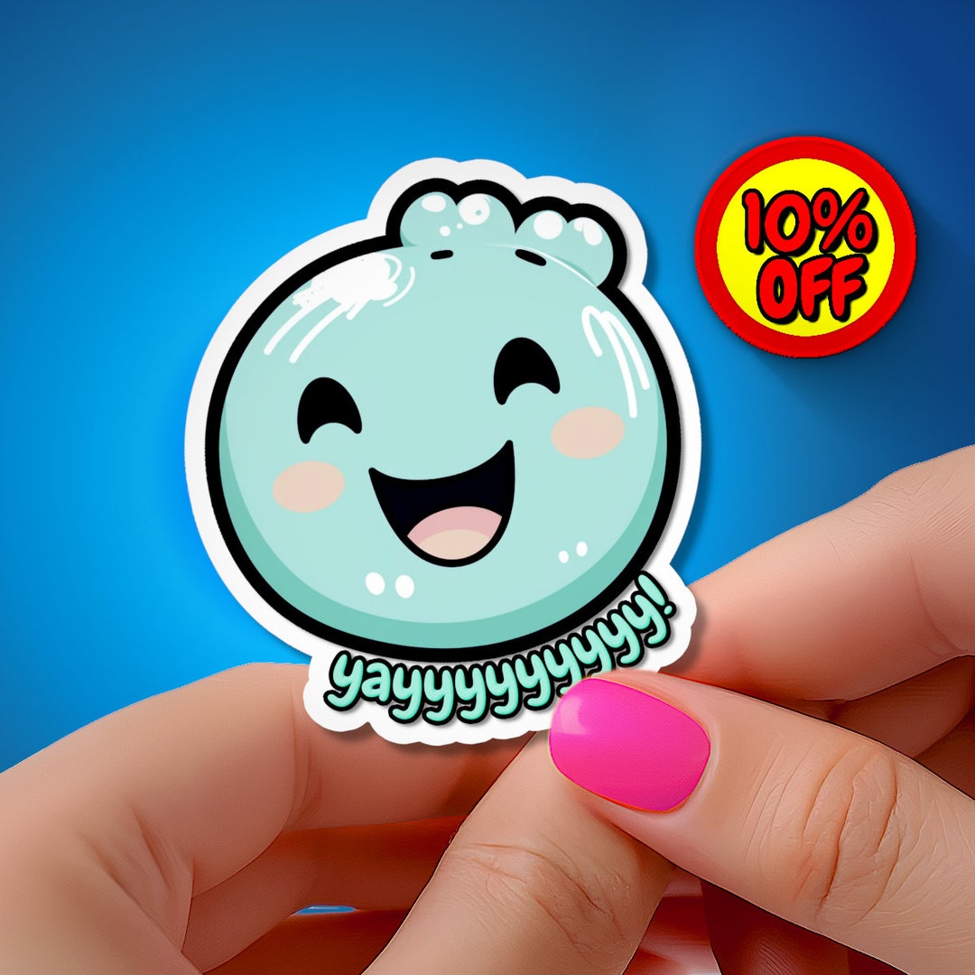 Jello Blob Sticker - Etsy