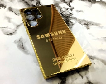 Gold Samsung Galaxy Case / Customizable Samsung Galaxy Case / Mirror ...