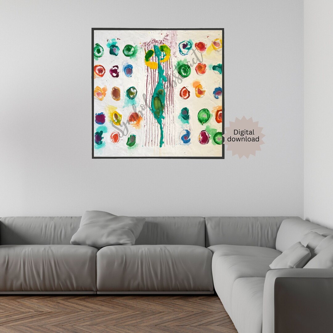 Wall Art, Modern Art, Square Art, Home Decor, Abstract Wall Art ...