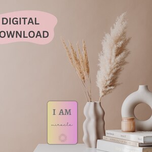 I AM Affirmation Cards, Positive Affirmation Cards, Daily Affirmation ...