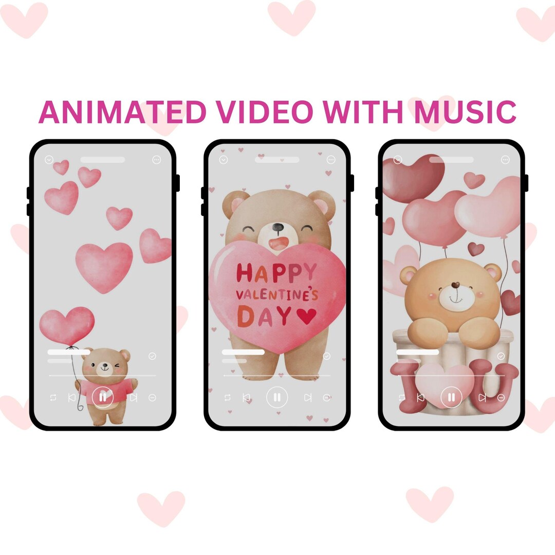 Valentine's Card, E-card, Animated Card, Valentine's, Digital Valentine ...