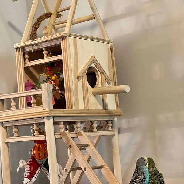 Bird Play Gym - Etsy