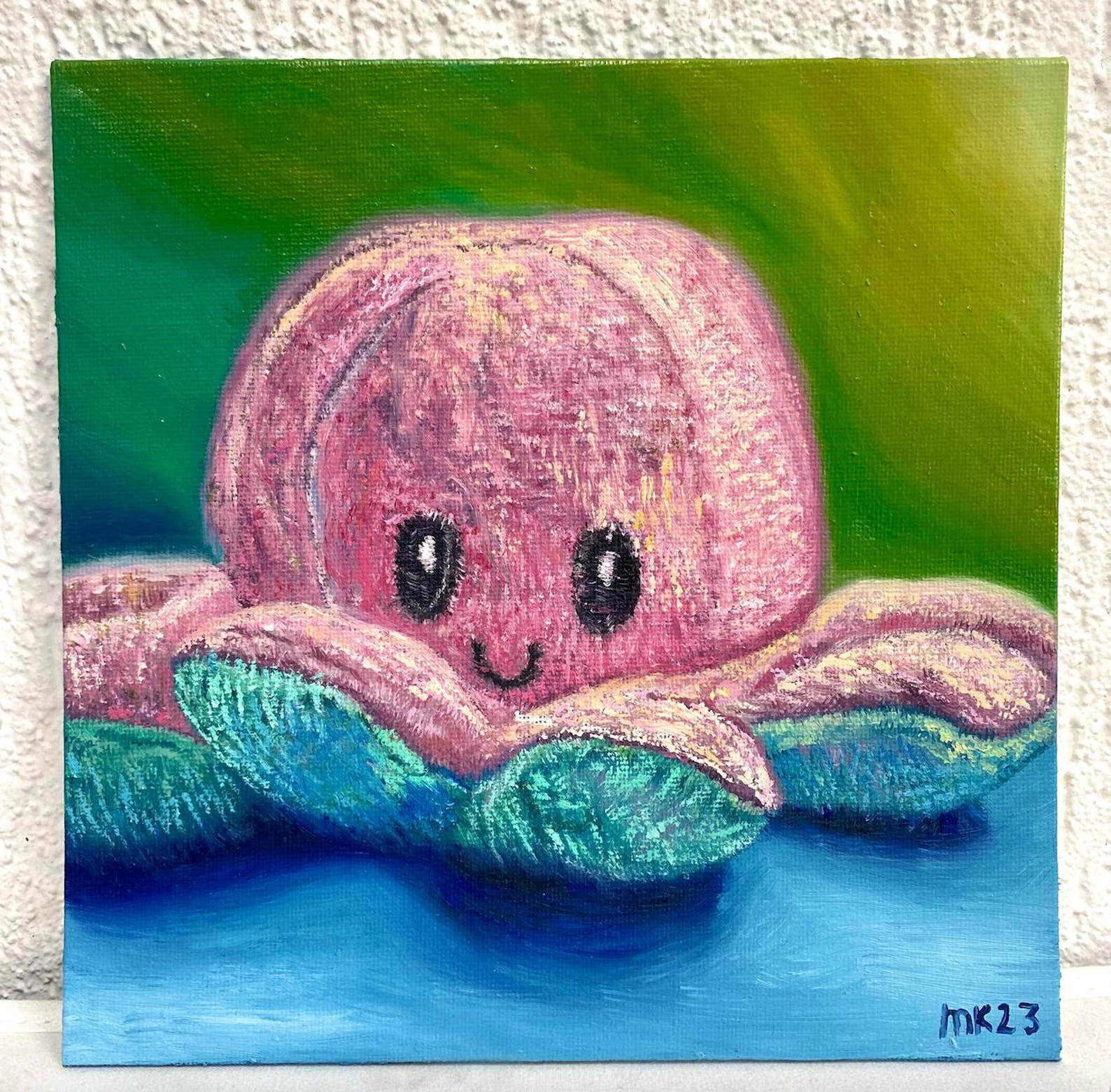 Mood Octopus Oil Painting - Etsy