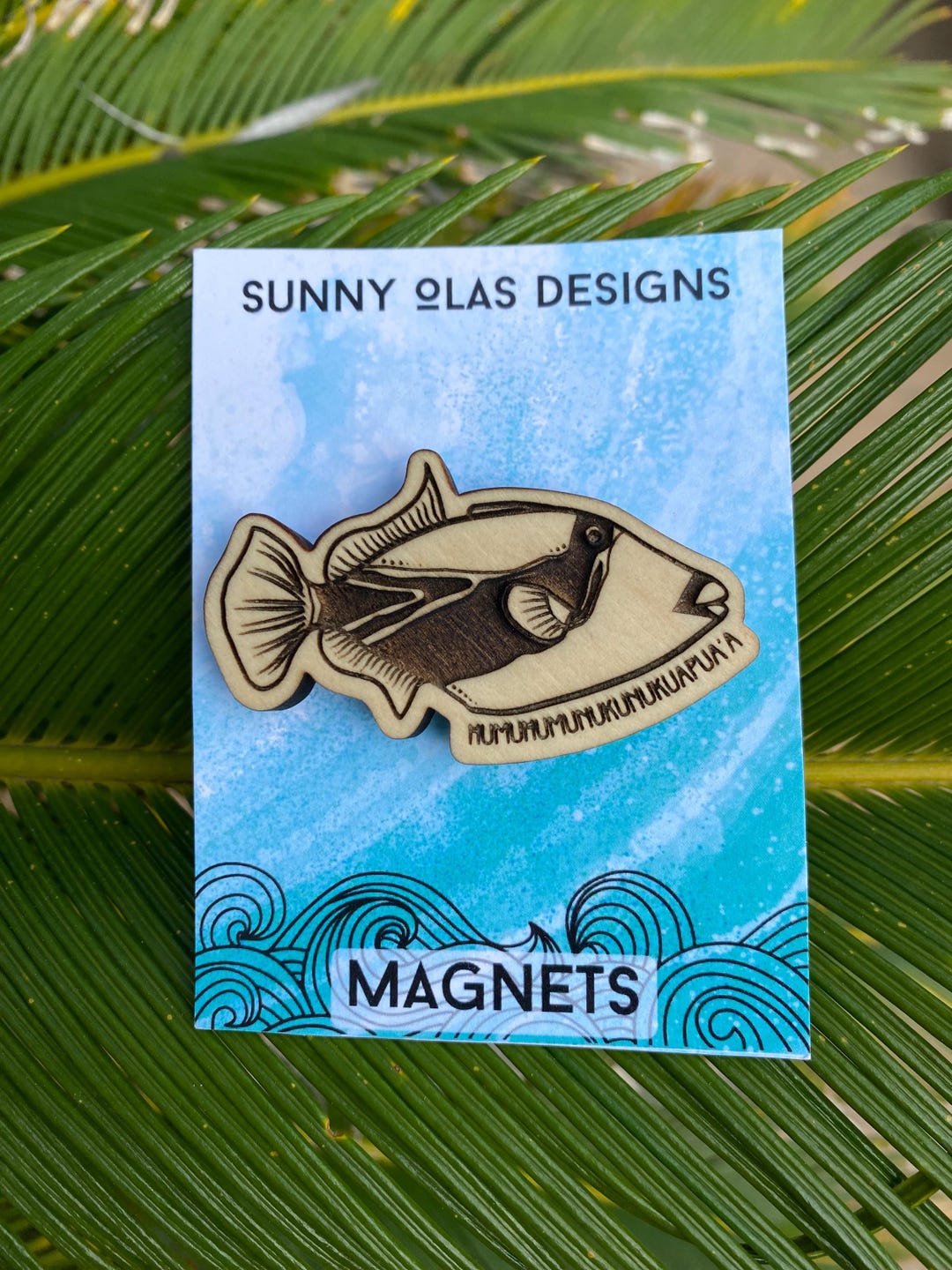 Solid Wood Beach & Ocean Magnets | Coastal Magnets | Refrigerator ...