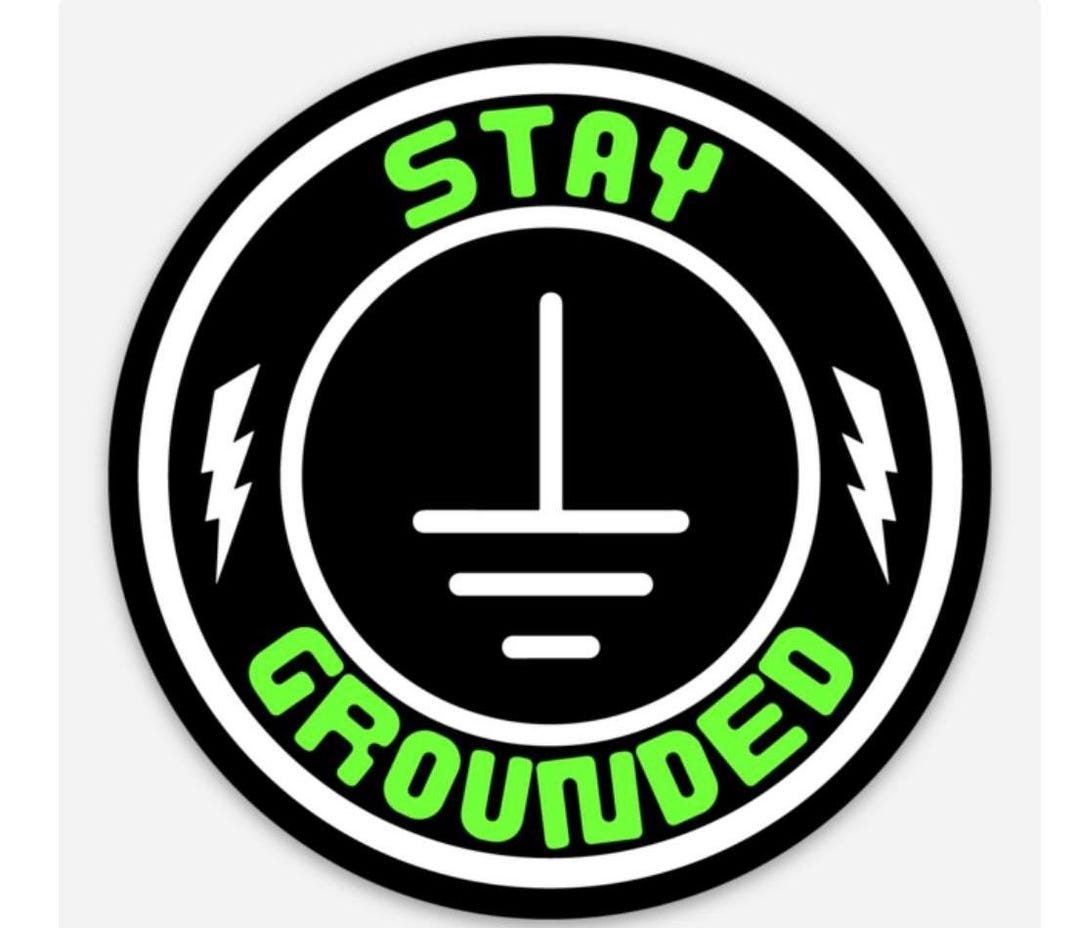 Stay Grounded Sticker| Hard Hat Sticker | Electrician Sticker ...