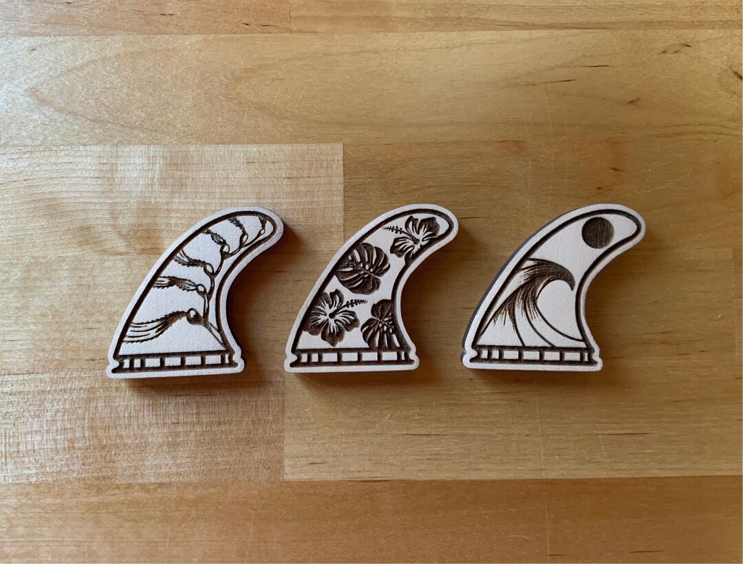 Solid Wood Beach and Ocean Magnets L Coastal Magnets L Refrigerator ...