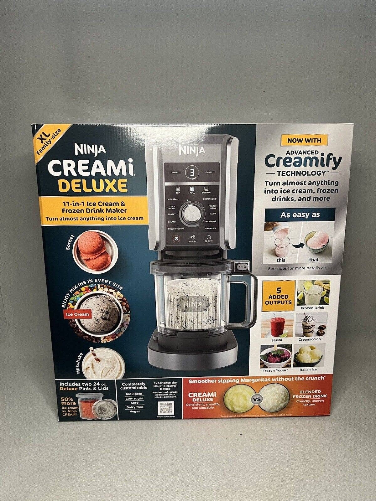 Ninja Creami Deluxe 11-in-1 NC501 Ice Cream & Frozen Brand New - Etsy