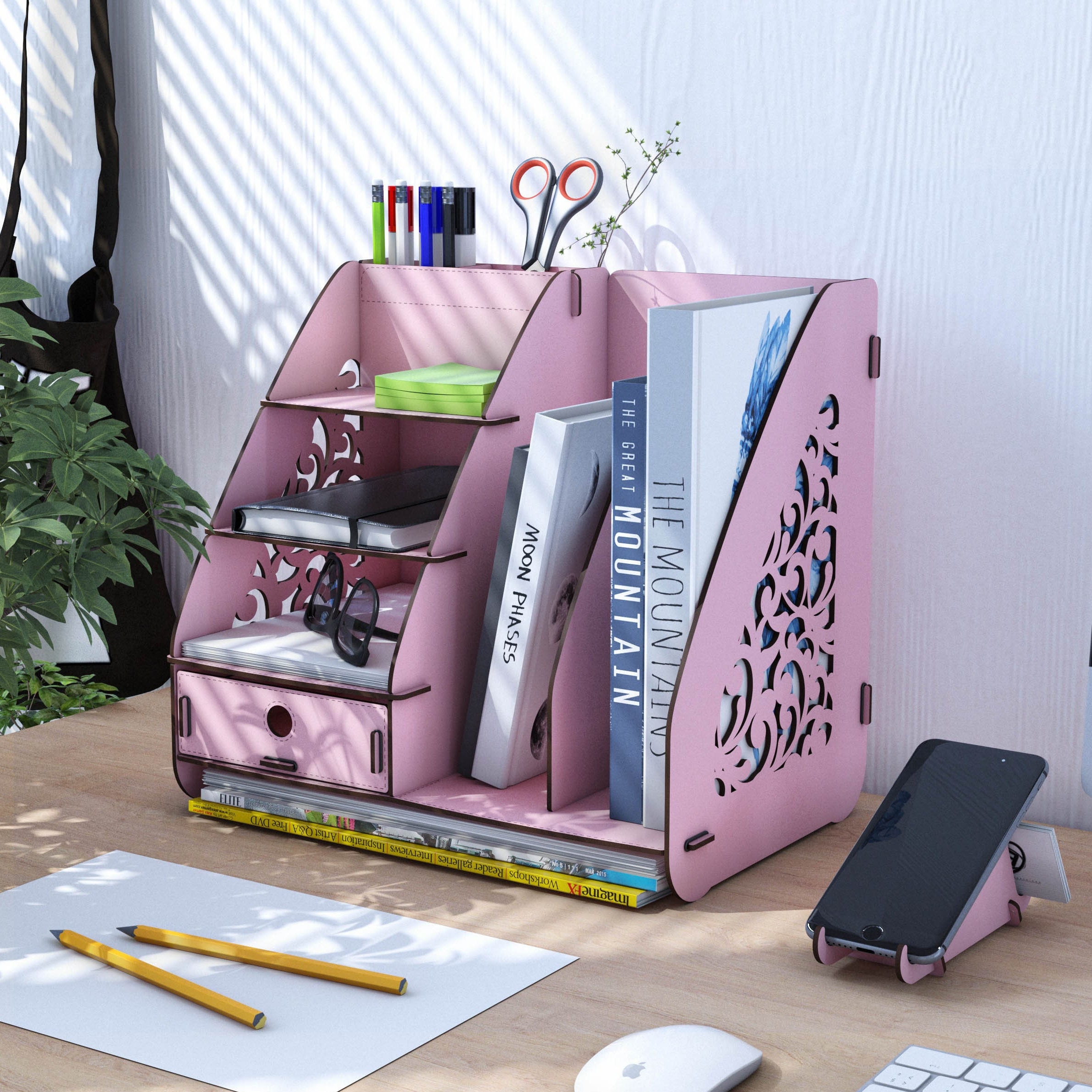 Personalized Desk Organizer Office Desk Accessories Docking - Etsy
