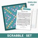 Classic Scrabble Set Gameboard, Tiles & Scorecards| English Scrabble ...