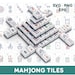 Mahjong American Tile Set | SVG EPS PNG | Complete Printable Clipart ...