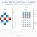 African Traditional Strategy Games Collection | 4 Printable PDF Games ...