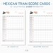 Mexican Train Scorecard | Mexican Train Scoresheet Printable PDF ...
