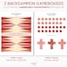 Colorful Backgammon Gameboards & Tokens| Backgammon Printable PDF ...