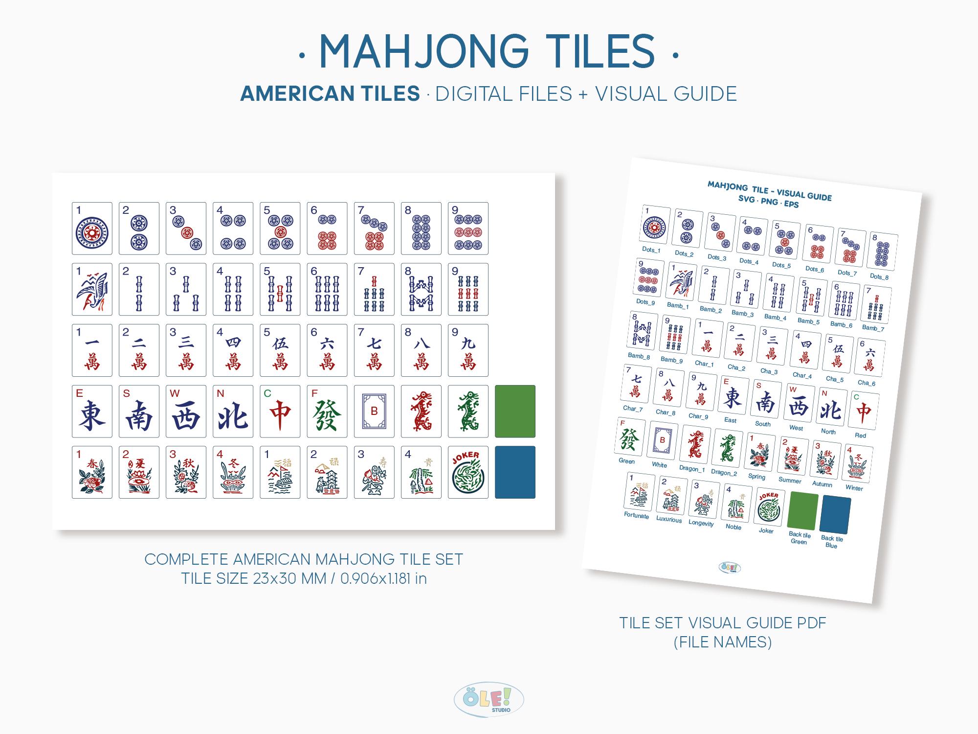 Mahjong Tiles Names