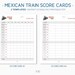 Mexican Train Scorecard | Mexican Train Scoresheet Printable PDF ...