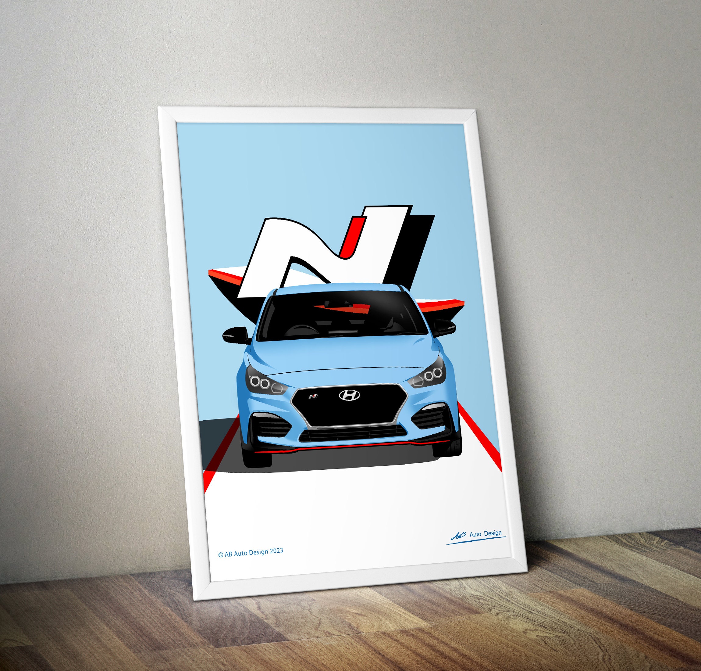 Hyundai I30 N Poster - Etsy