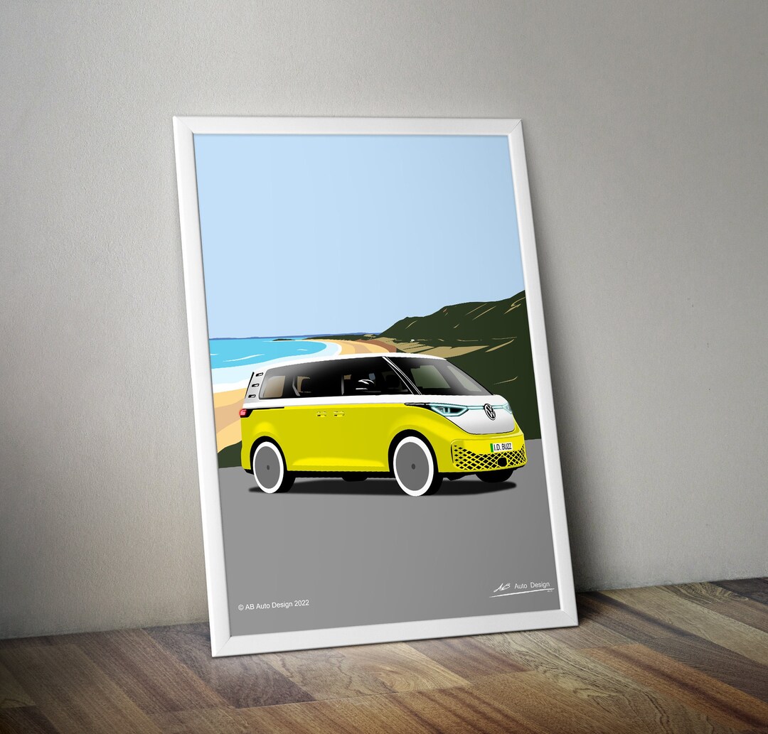 Volkswagen I.D. Buzz Poster - Etsy