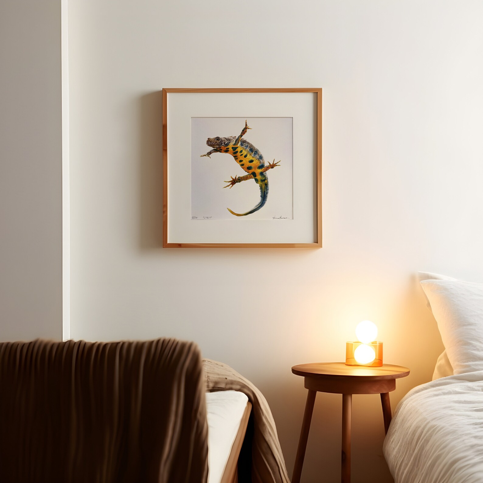 Limited Edition Art Print – Italian Crested Newt, Watercolor by Tiziano ...