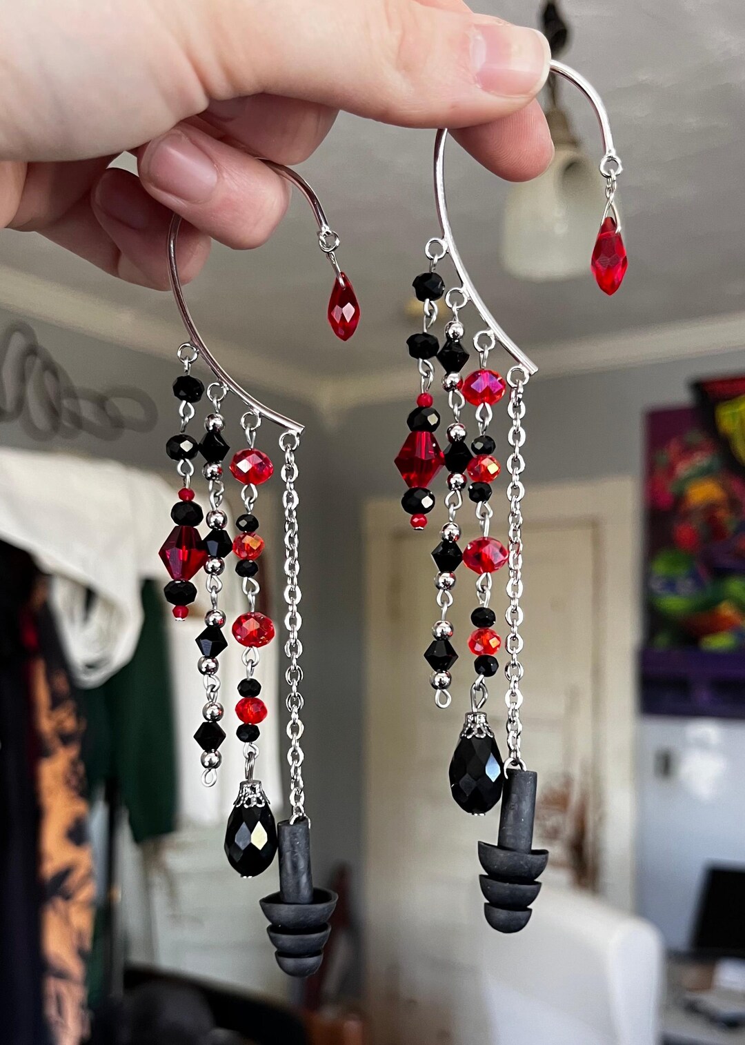 Darth Vader/ Sith Custom Ear Cuffs - Etsy