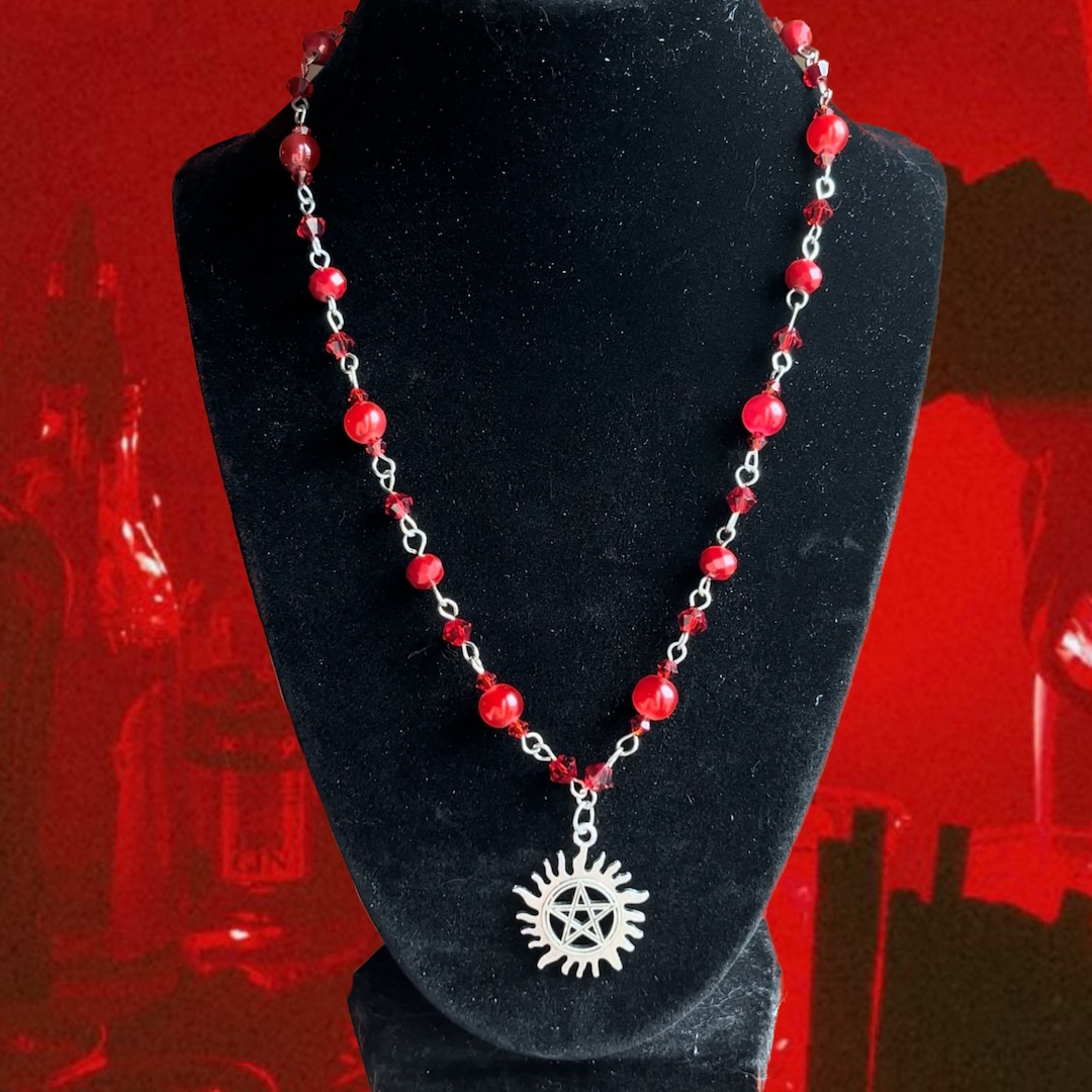 Crowley “eyes of Supernatural” Necklace - Etsy