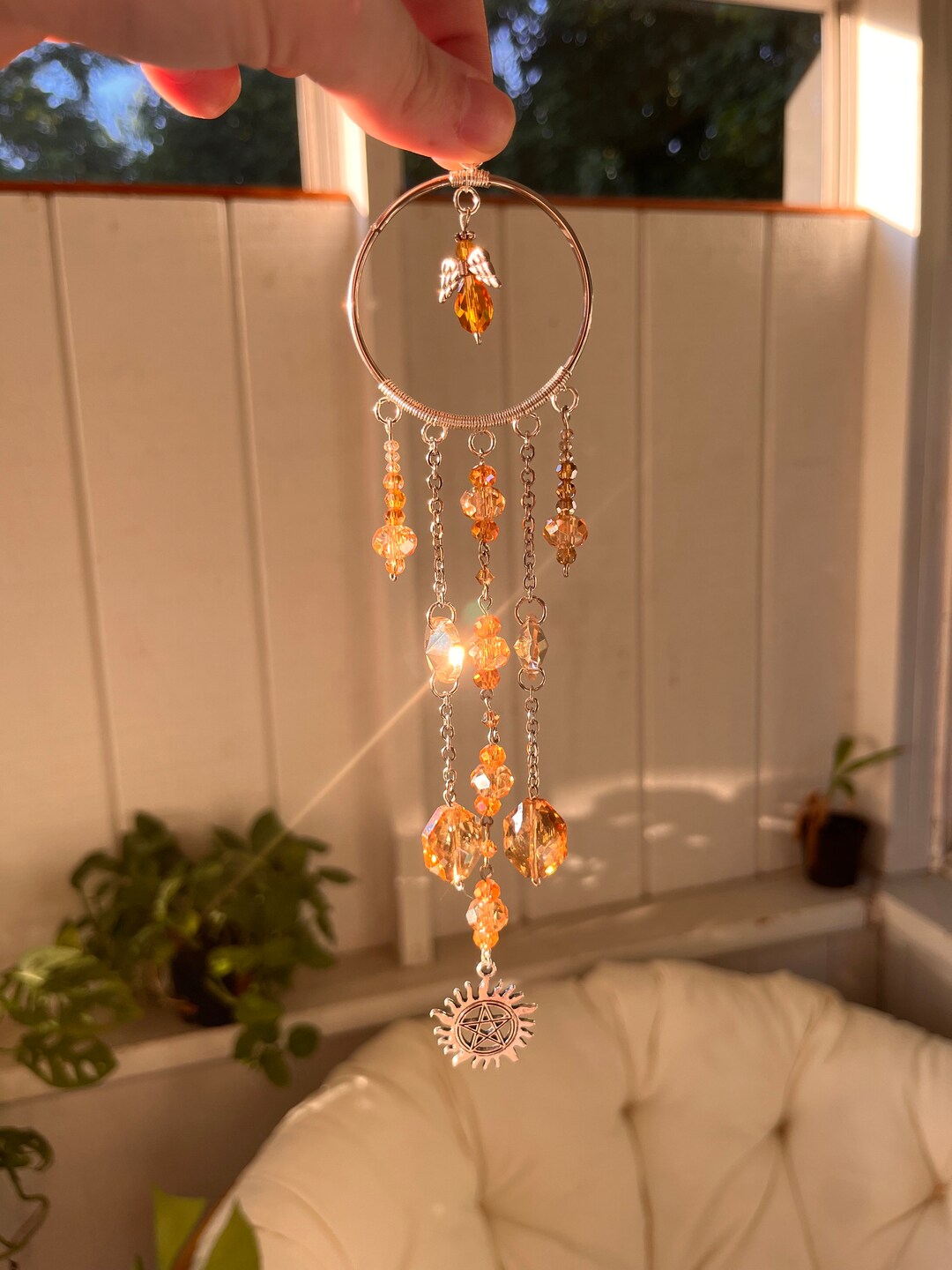 Gabriel “eyes of Supernatural” Sun Catcher - Etsy