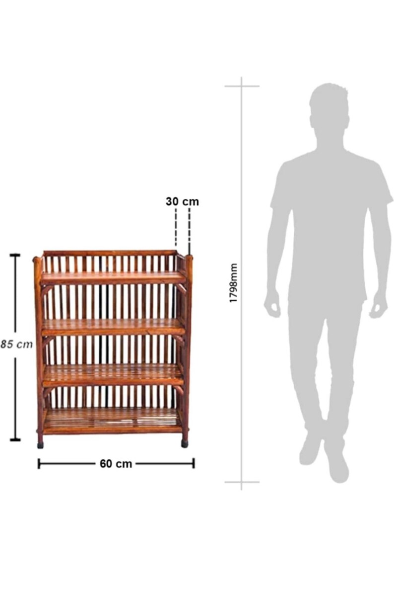 Handmade Crafts 4 Tier Bamboo Wooden Shoe Racks Slipper Stand - Etsy