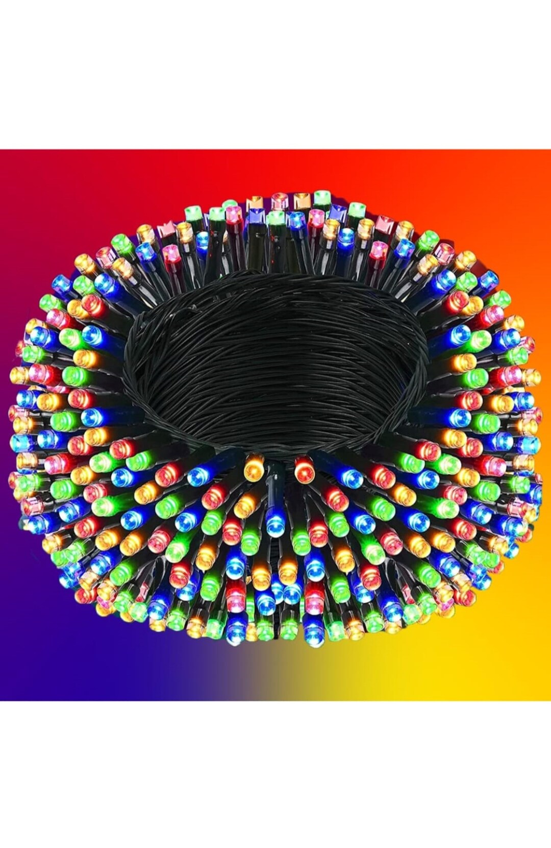 LED 40 Meter Black/white Led Rice Lights With 8 Flashing for Christmas ...