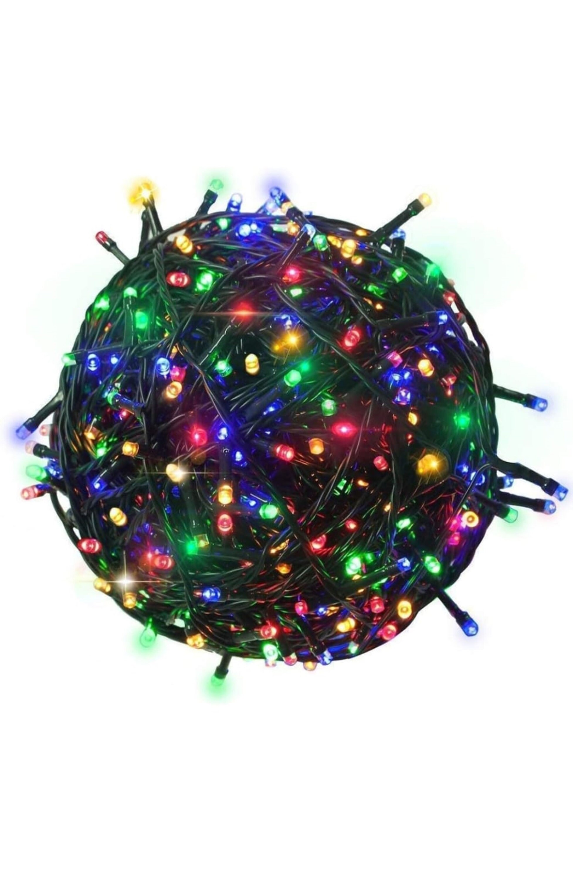 LED 40 Meter Black/white Led Rice Lights With 8 Flashing for Christmas ...