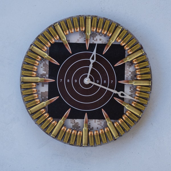 Bullet Clock - Etsy