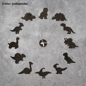 Dinosaur Clock Nursery, Dinosaur Clock Wall, Dino Clock, Dino Wall ...
