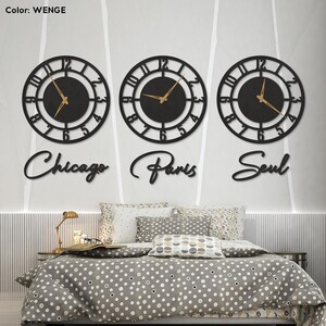 Custom Time Zone Clocks, World Time Zone Wall Clocks, Custom City Clock ...