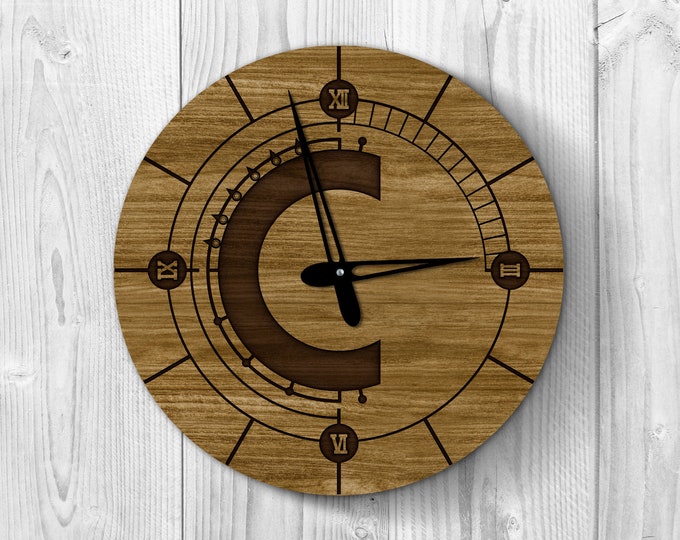 Wooden Chrono Trigger Clock With Swinging Pendulum - Etsy