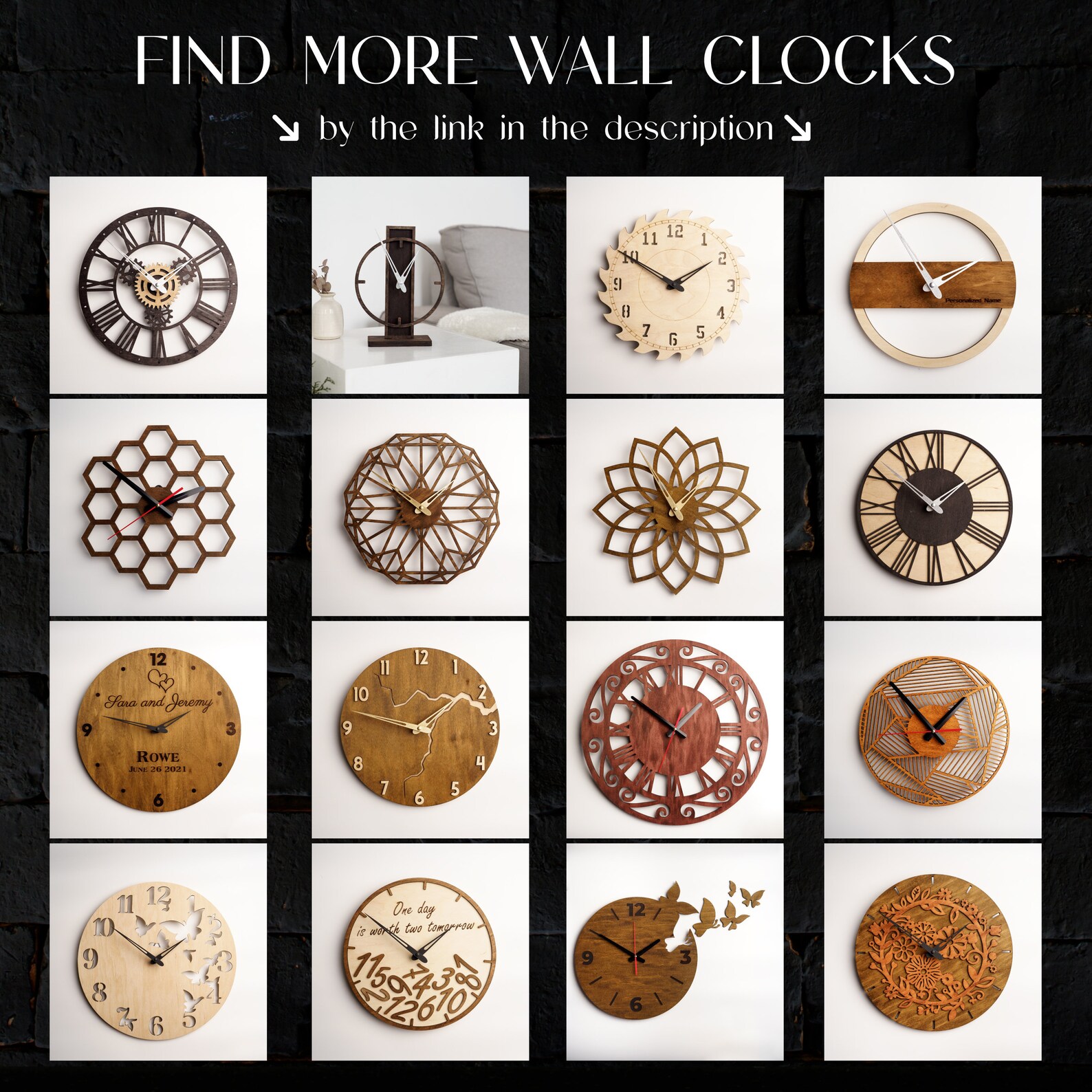 Yoga Poses Clock, Pilates Clock, Spiritual Clock, Pilates Wall Decor ...