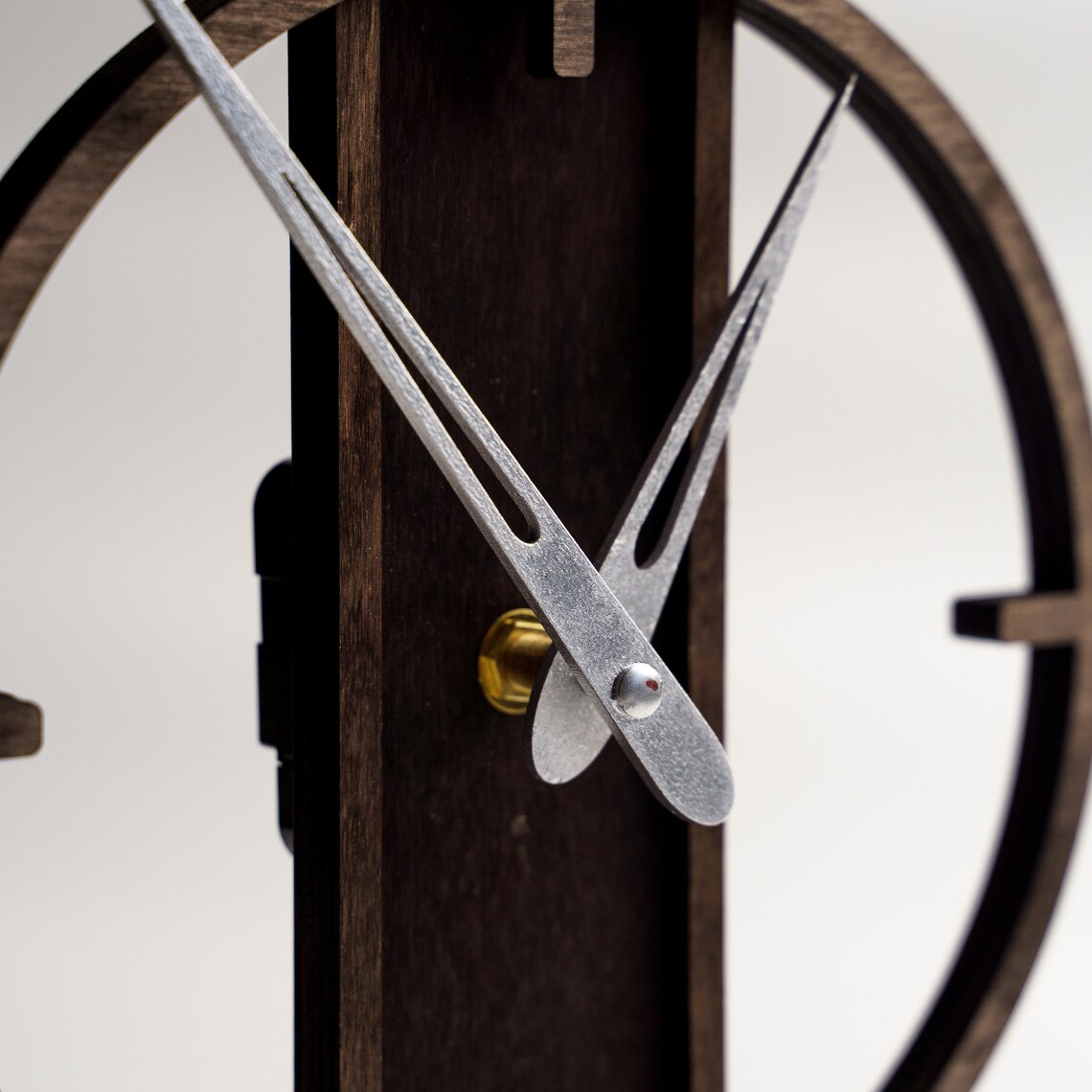 Minimalist Clock Wood Modern Table Clock Wood Tabletop - Etsy