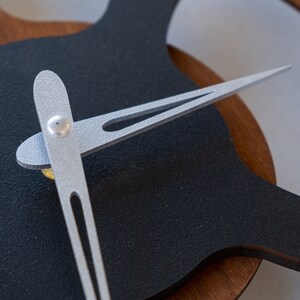 Horizontal Clock, Large Wall Clock, Wall Clock Modern, Geometric Wall ...