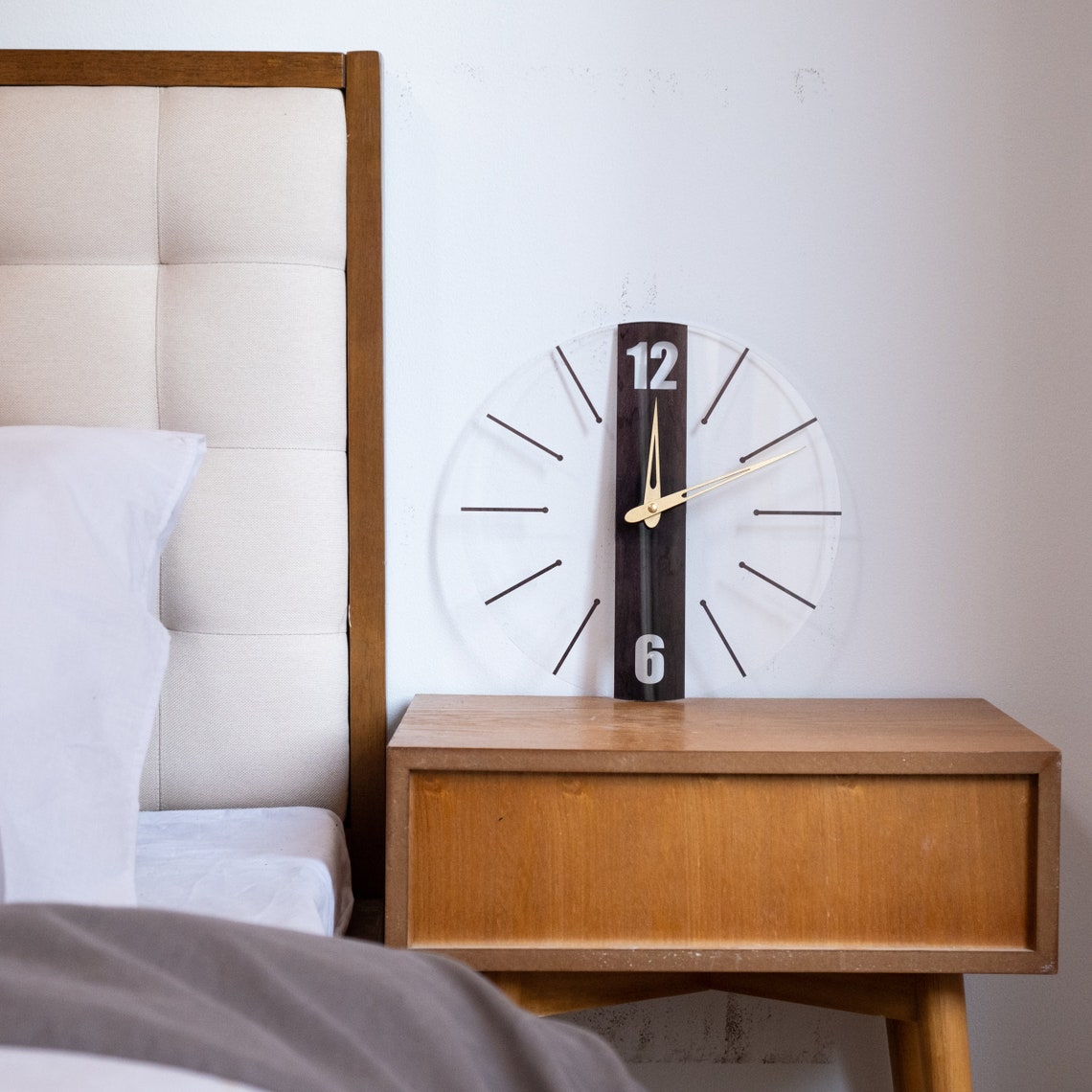 Transparent Clock, Clear Wall Clock, Acrylic Wall Clock, Modern Wall ...