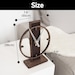 Minimalist Clock Wood, Modern Table Clock, Wood Tabletop Clock, Table ...