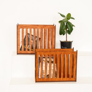 Magazine Rack Table, Wooden Magazine Holder, Magazine Holder Floor ...