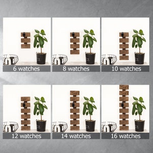 Watch Storage Wall, Watch Holder Wood, Watch Display Case Wall, Watch ...