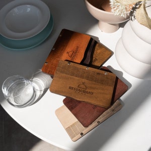 Restaurant Check Presenter, Custom Check Presenter, Restaurant Bill ...