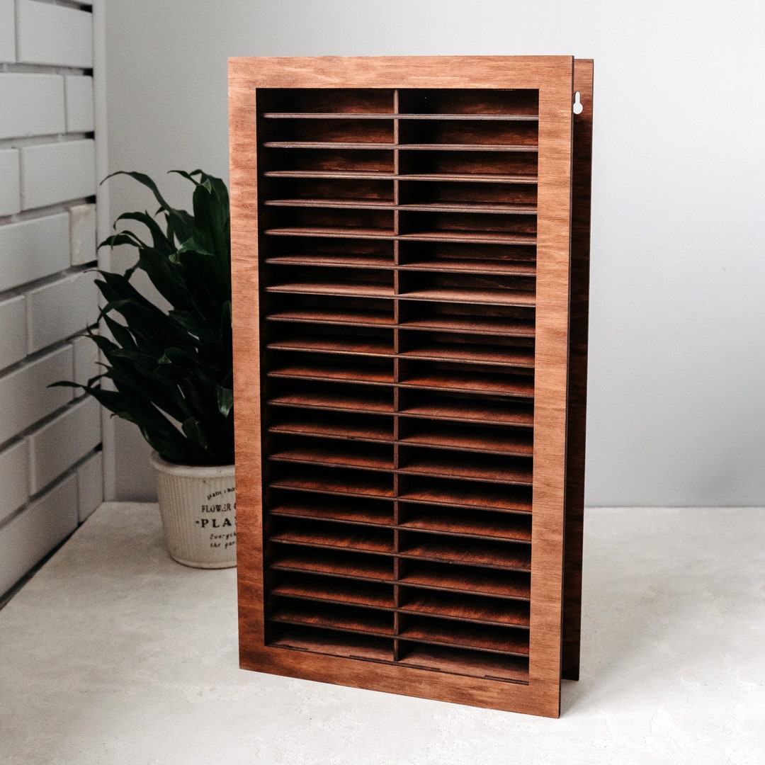 Cassette Tape Holder, Tape Wood Case, Cassette Tape Rack, Tape Display ...