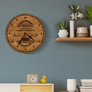 Retirement Clocks for Men, Retirement Gifts for Men, Funny Retirement ...