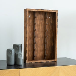 Wooden Knife Display Case, Knife Display Wall Mount, Knife Storage ...