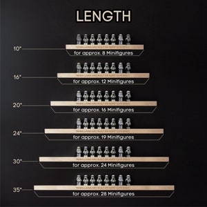 Minifigure Display Wall, Minifigure Shelf, Minifigure Holder for Wall ...